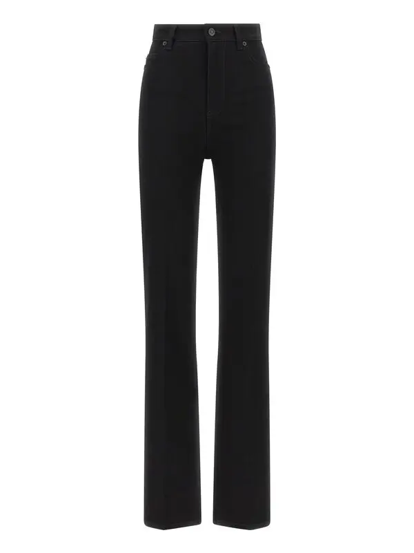 Balenciaga High Waist Jeans - Black