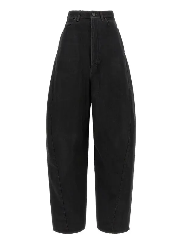 Balenciaga Barrel Leg Jeans - Black