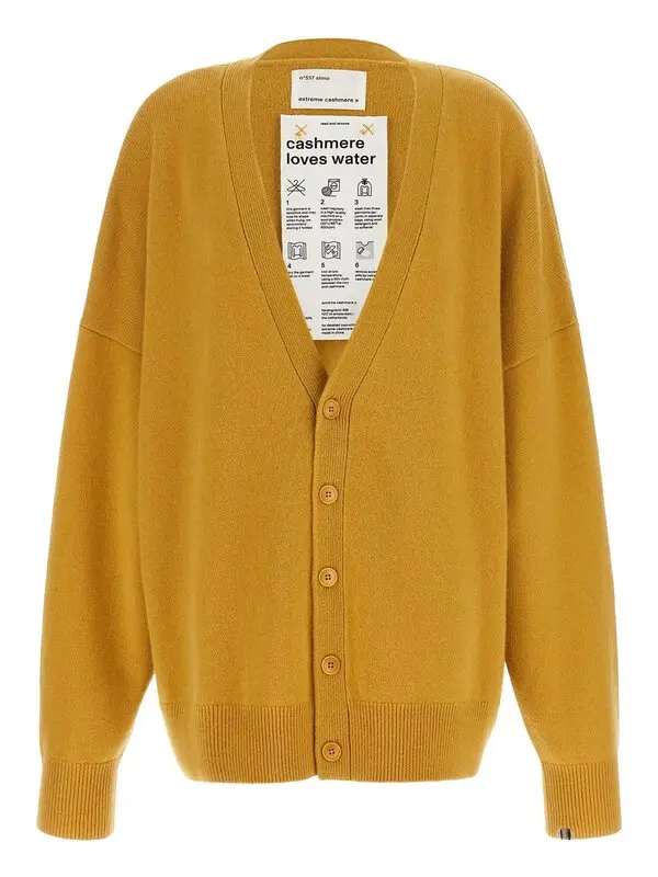 Extreme Cashmere N°517 Simo' Cardigan - Yellow