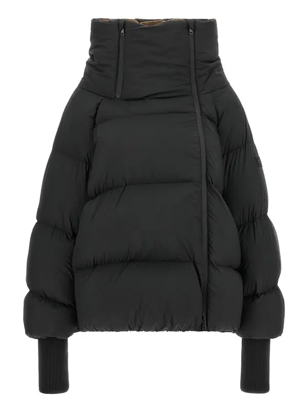 GANNI Future Nylon Down Jacket - Gray