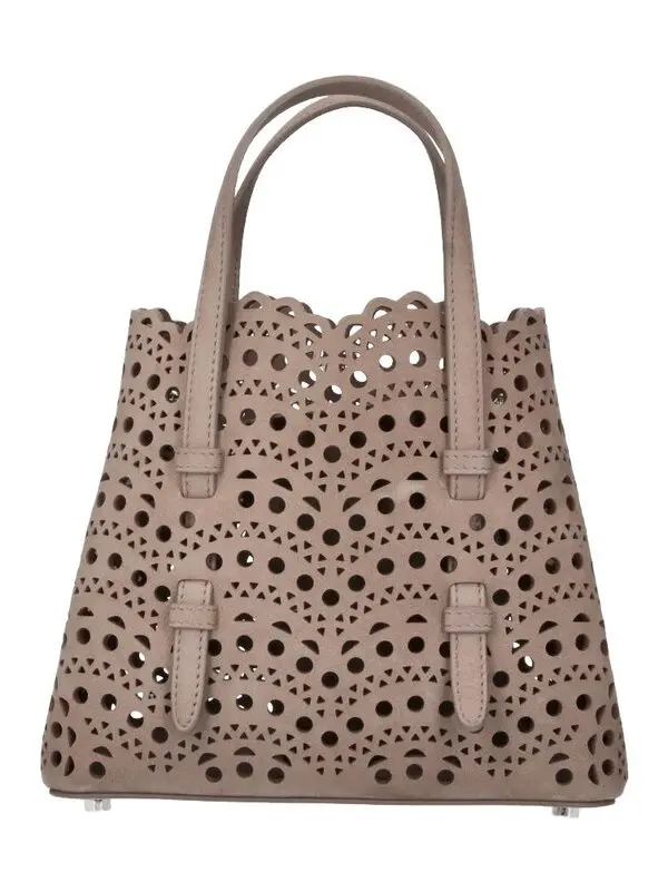 Alaïa Handbag "mina 20 - Gray