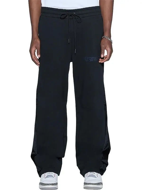 Ksubi 4x4 Revamp Cotton Drawstring Track Pants - Black