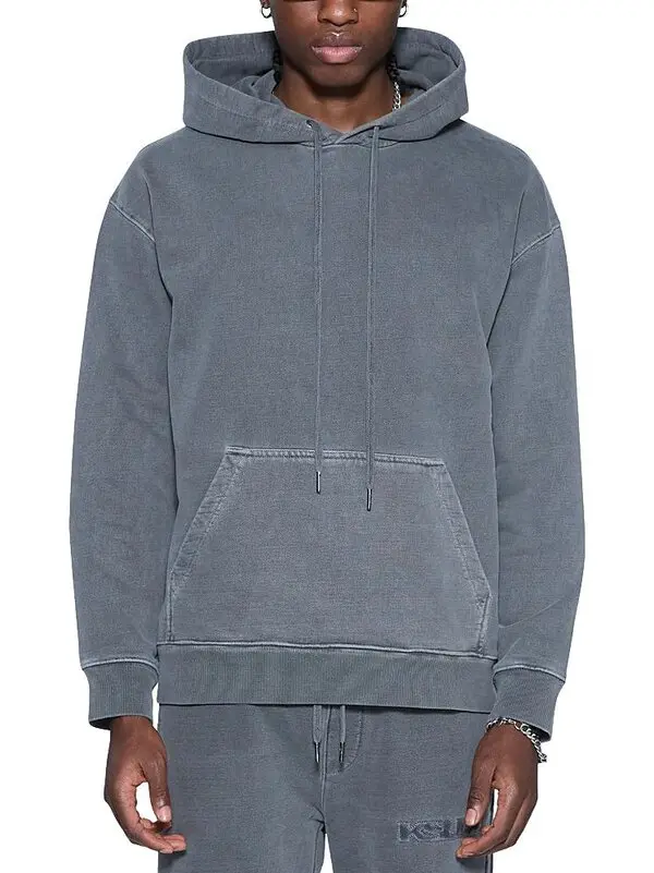 Ksubi Luxe Biggie Cotton Hoodie - Charcoal