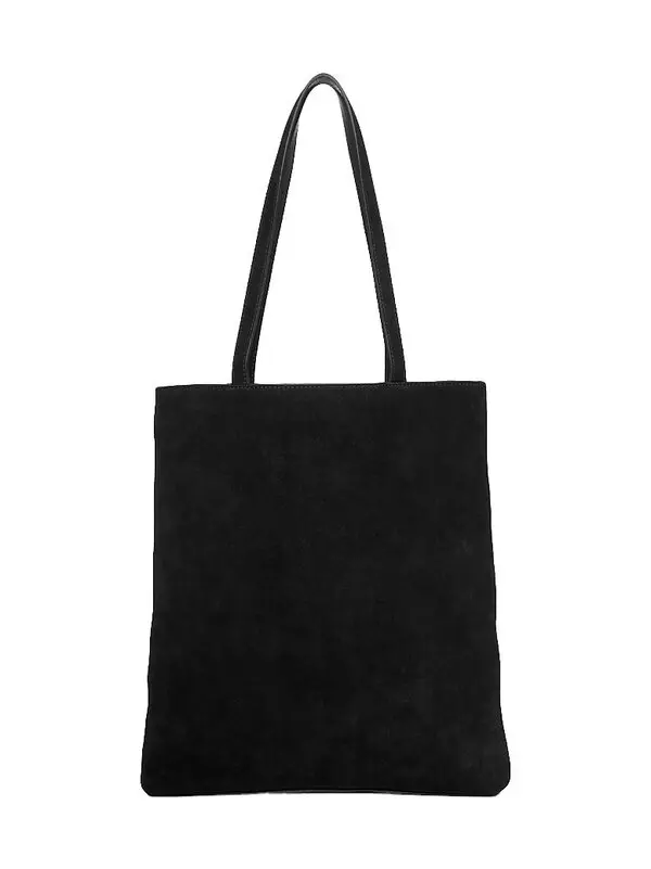 Aqua Suede Tote Exclusive - Black