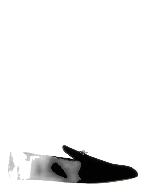 TOM FORD Velvet Loafers - Black