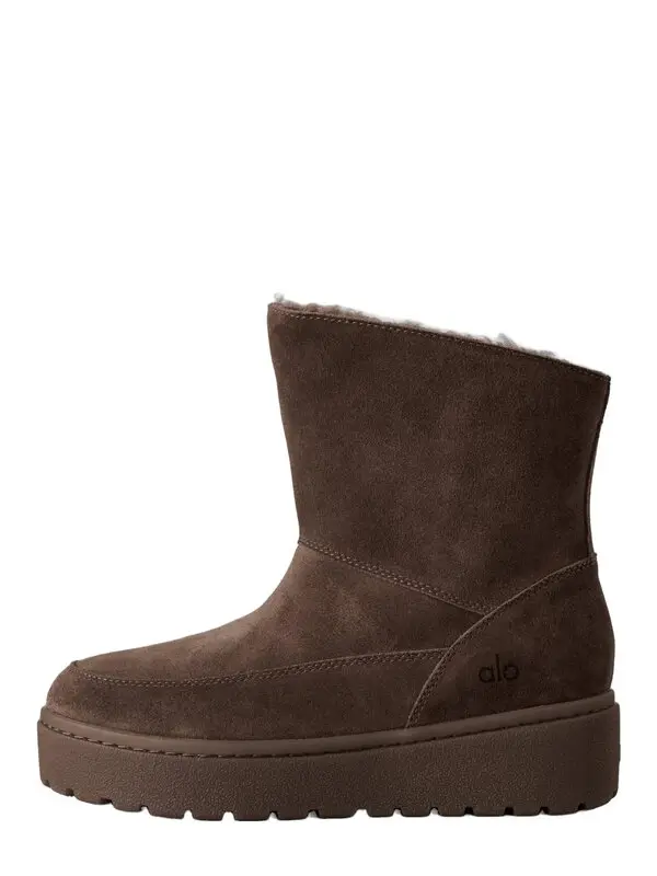 Alo Yoga Malibu Boot Shoes - Espresso