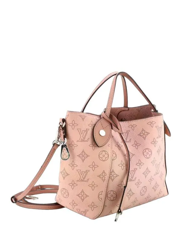 LOUIS VUITTON Hina Handbag Mahina Leather Pm Shoulder Bag - Pink