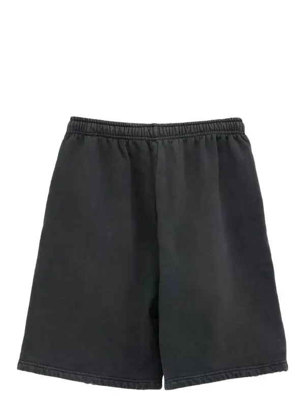 WILLY CHAVARRIA Plaza Graphic-print Track Shorts - Black