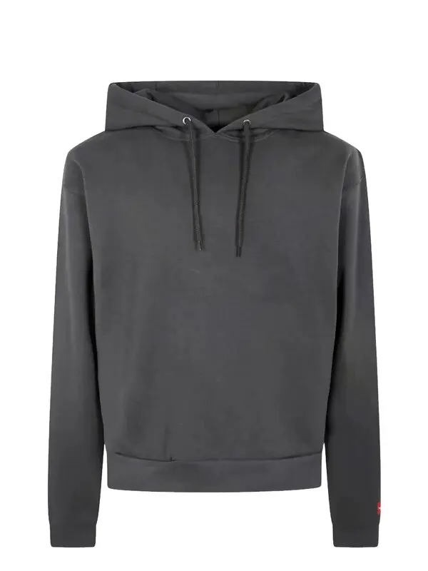 The North Face Red Box Drawstring-hood Hoodie - Grey