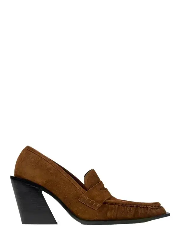 Camper Escandalo Block-heel Loafers - Brown