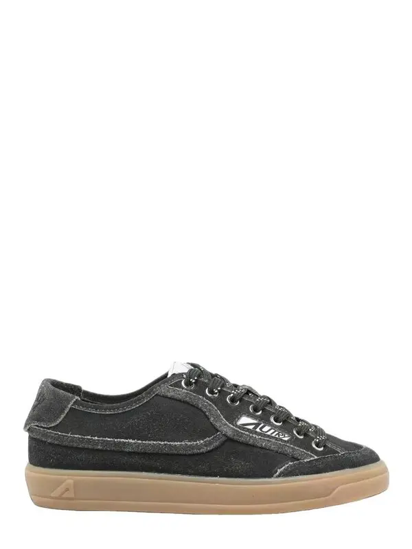 AUTRY Suede-panelled Sneakers - Black
