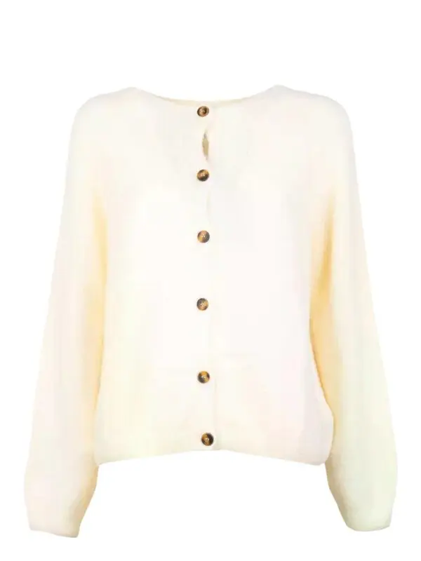 VICARIO CINQUE Button-up Cardigan - Neutrals