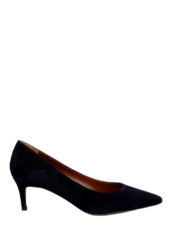 Roberto Festa Pointed-toe Suede-finish Pumps - Blue