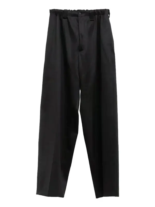 WILLY CHAVARRIA Toluca Elasticated-waist Trousers - Black