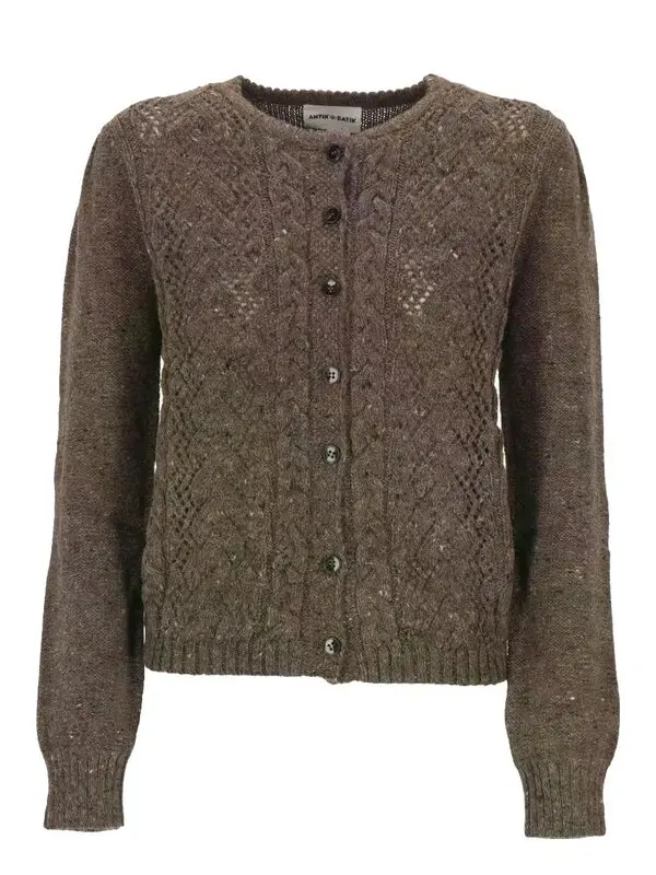 Antik Batik Mireille Cable-knit Cardigan - Grey