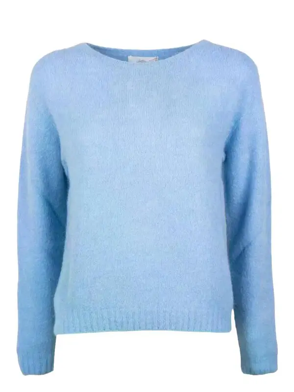 CINQUE Brushed Ribbed-trim Sweater - Blue