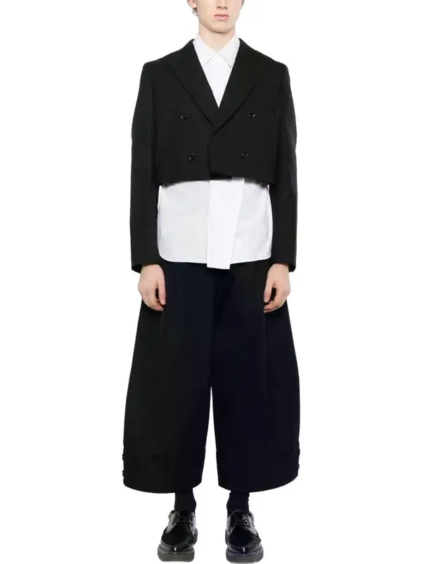 Comme Des Garçons Cutout Blazer - Black