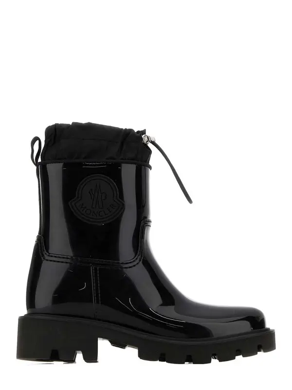 Moncler Rubber Kick Stream Ankle Boots - Black