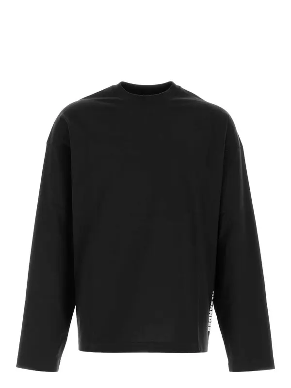 JIL SANDER Cotton T-shirt - Black
