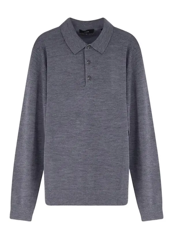 Vince Merino Wool Sweater - Grey