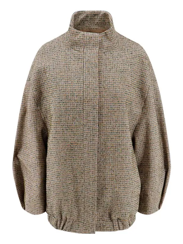 Dries Van Noten Voles Cotton And Wool Blend Jacket - Beige
