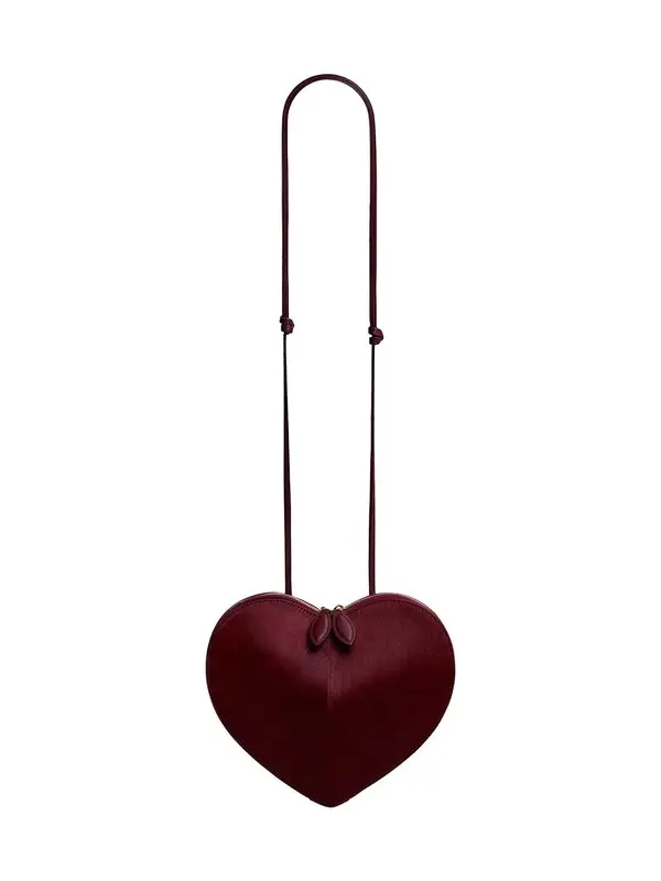 Alaïa Le Coeur Pony Skin Shoulder Bag - Red