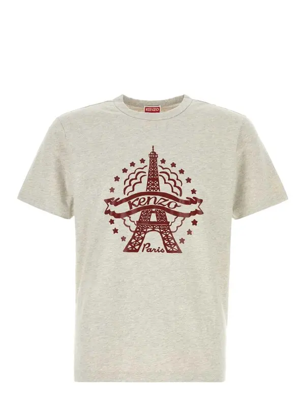 Kenzo Grey Cotton T-shirt - Gray