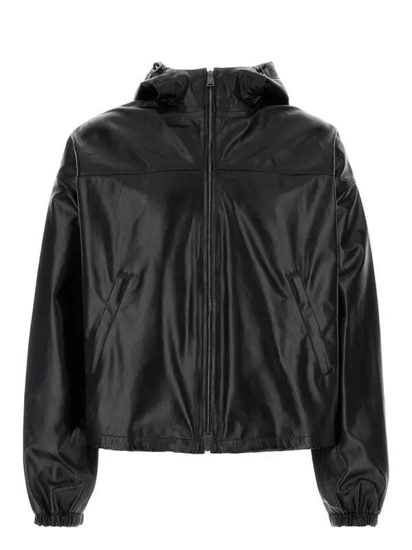 Fendi Leather Jacket - Black
