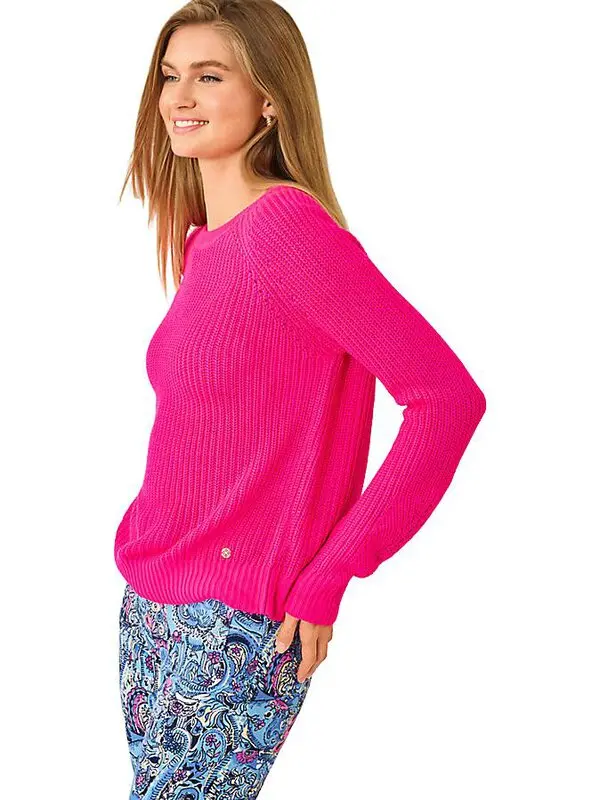 Lilly Pulitzer® Belgrave Sweater In Long Sleeves, Crewneck - Pink
