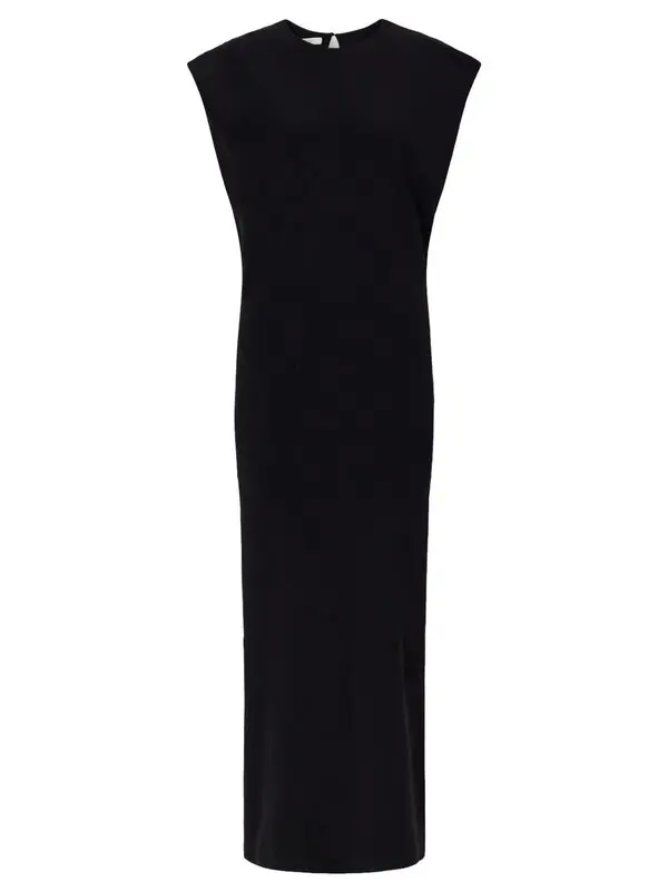 Co Shift Stretch-crepe Maxi Dress - Black