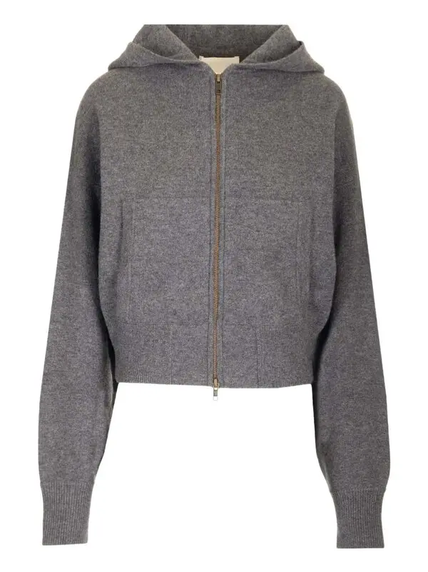 LISA YANG Lilia Hooded Cardigan - Grey