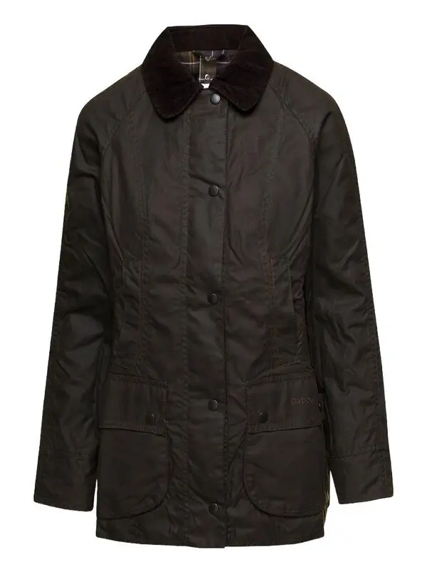 Barbour Long-sleeved Casual Jacket - Black