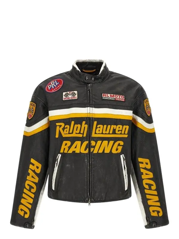 Polo Ralph Lauren Zipped Moto Jacket - Black