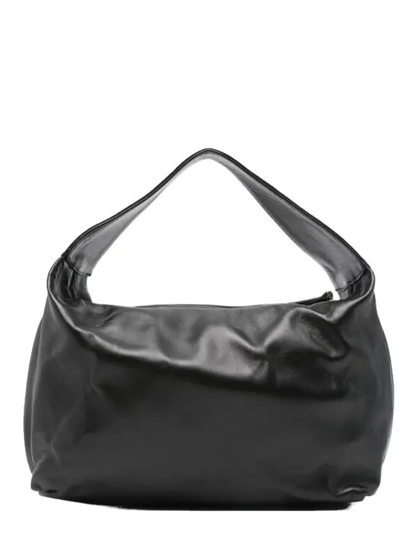 Gimaguas Leather Mini Sacco Shoulder Bag - Black
