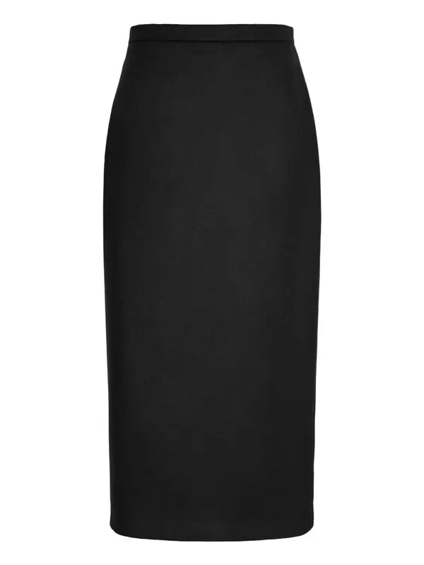 Max Mara High-waist Midi Skirt - Black