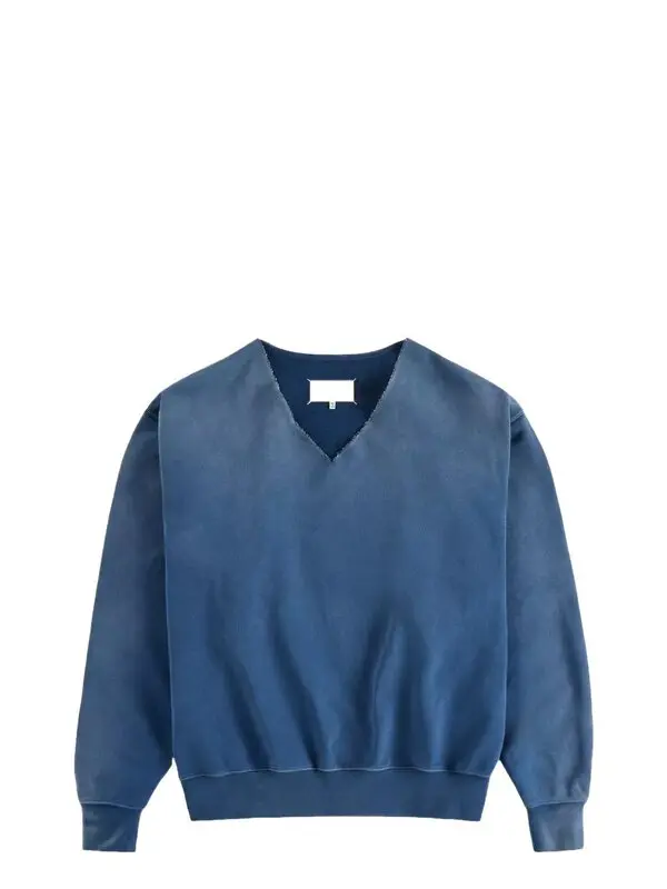MAISON MARGIELA Raw Edge Sweatshirt - Blue