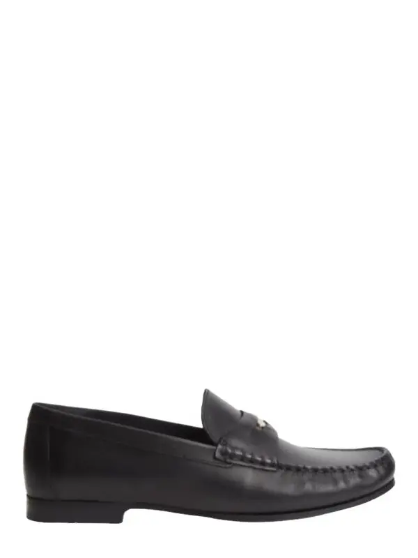 Tommy Hilfiger Metal Detail Flat Shoes - Black