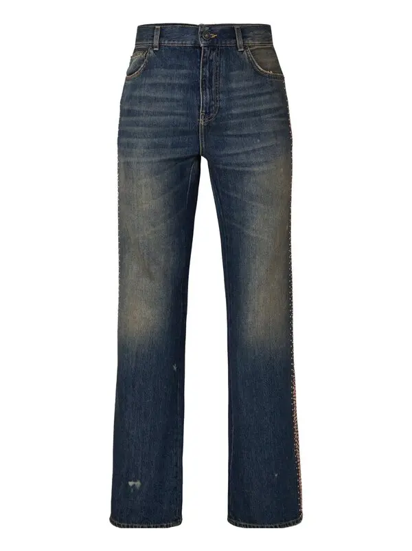 Amiri Bootcut Denim Jeans - Black