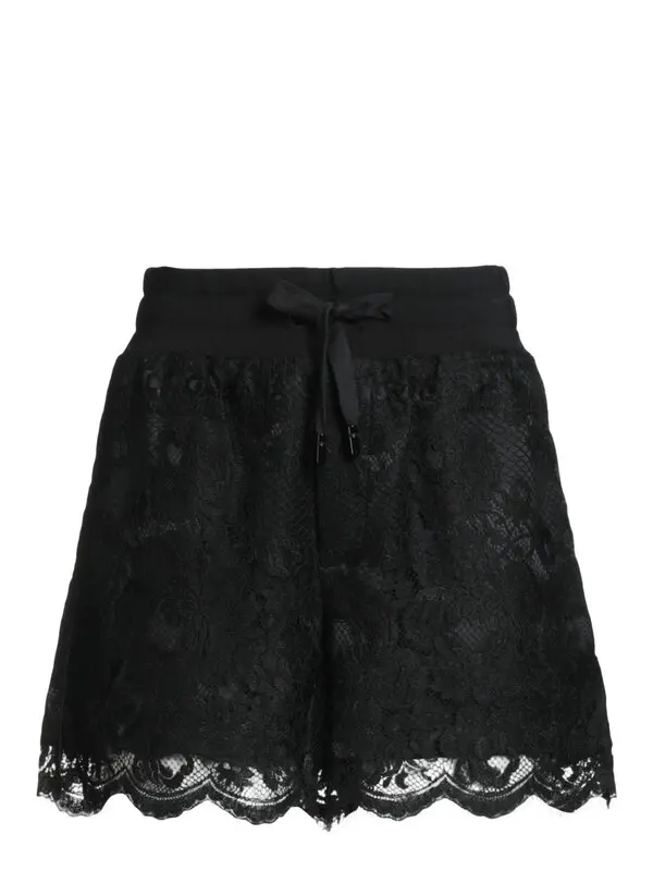 Dolce & Gabbana Solid-color Shorts - Black