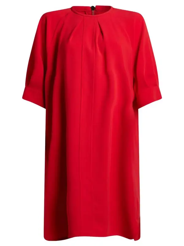 Max Mara Simple Solid-color Dress - Red