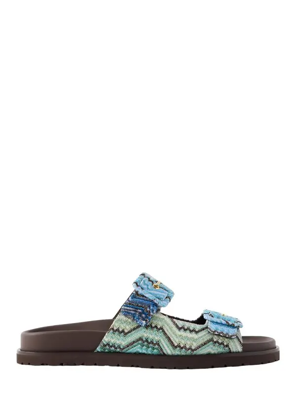 Missoni Minimalist Sandals - Black