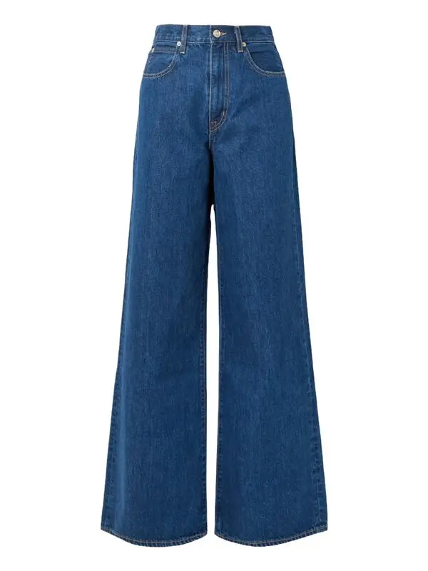 SLVRLAKE Eva High-rise Wide-leg Jeans - No