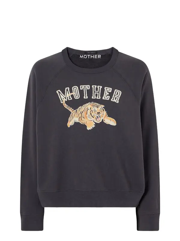 MOTHER Printed Cotton Sweatshirt - No