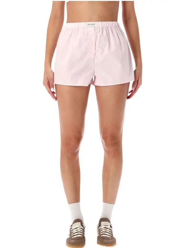 SPORTY  RICH Sporty Rich Popeline Boxer Shorts - No