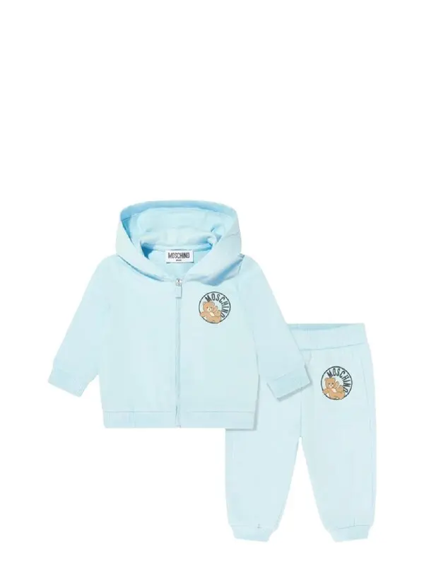 Moschino Teddy Bear Coton Tracksuit - Light Blue