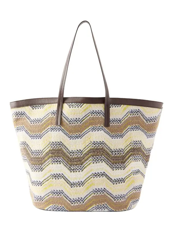 Missoni Striped Tote Bag - Yellow