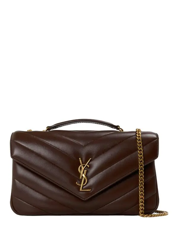 Saint Laurent V-quilted Leather Handbag - No