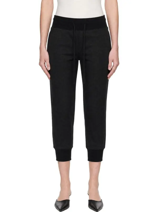 ENTIRE STUDIOS Casual Pants With An Elasticated Drawstring Waist - Black