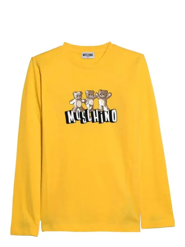 Moschino Long-sleeved T-shirt - Yellow