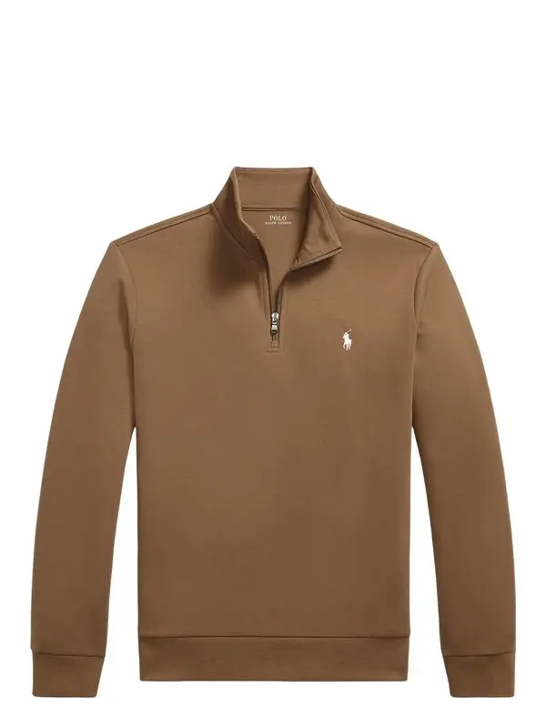 Polo Ralph Lauren Tech 1/4 Zip Fleece - Brown